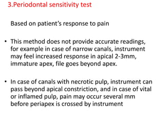 Working length determination | PPT
