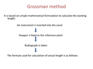 Working length determination | PPT