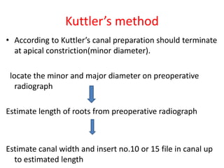 Working length determination | PPT