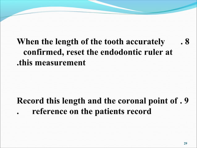 Working length determination | PPT | Dental Health | Diseases and ...