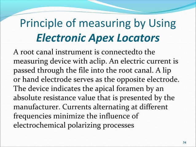 Working length determination | PPT | Dental Health | Diseases and ...