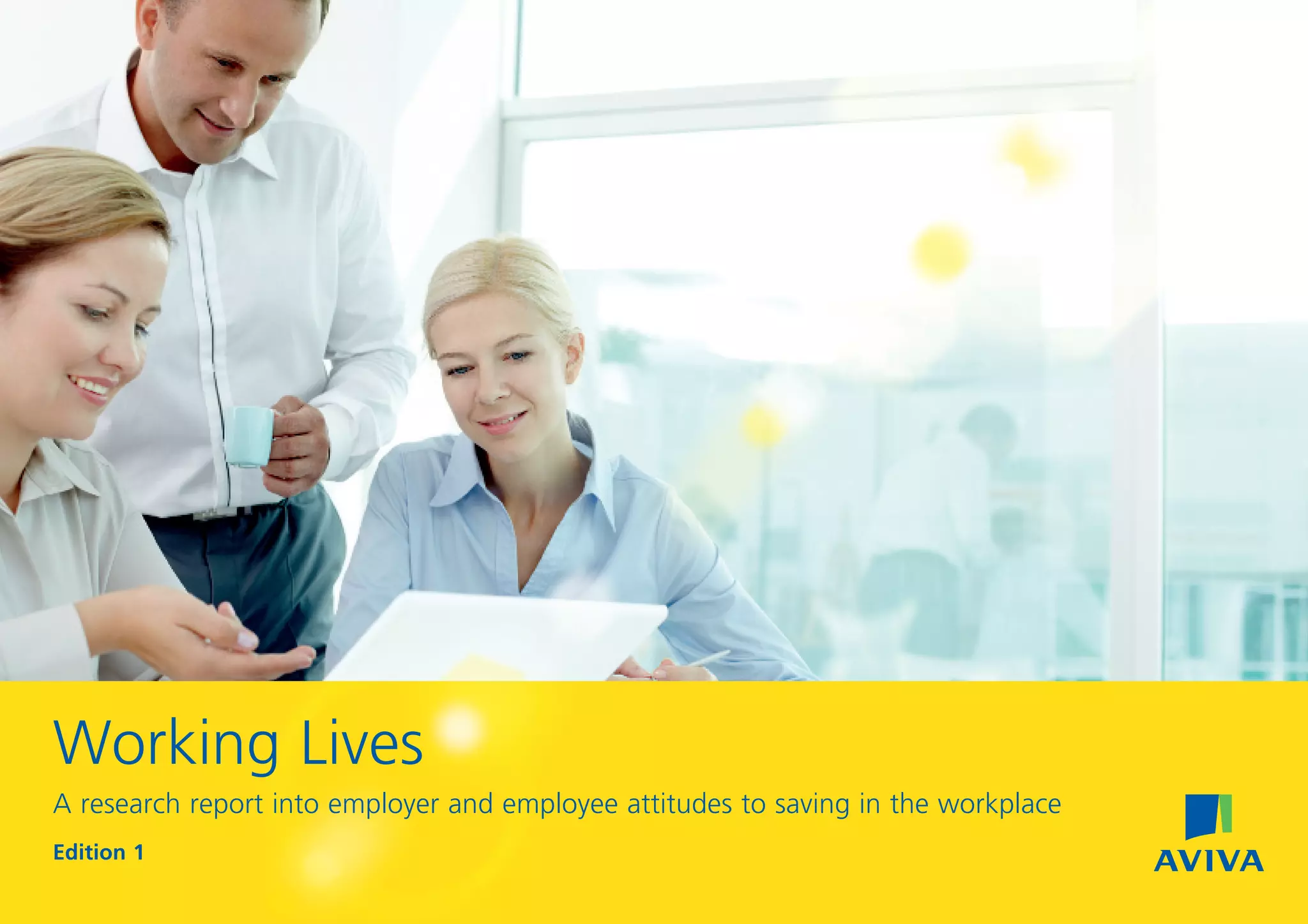 [ARCHIVE] Aviva Working Lives report | PPT