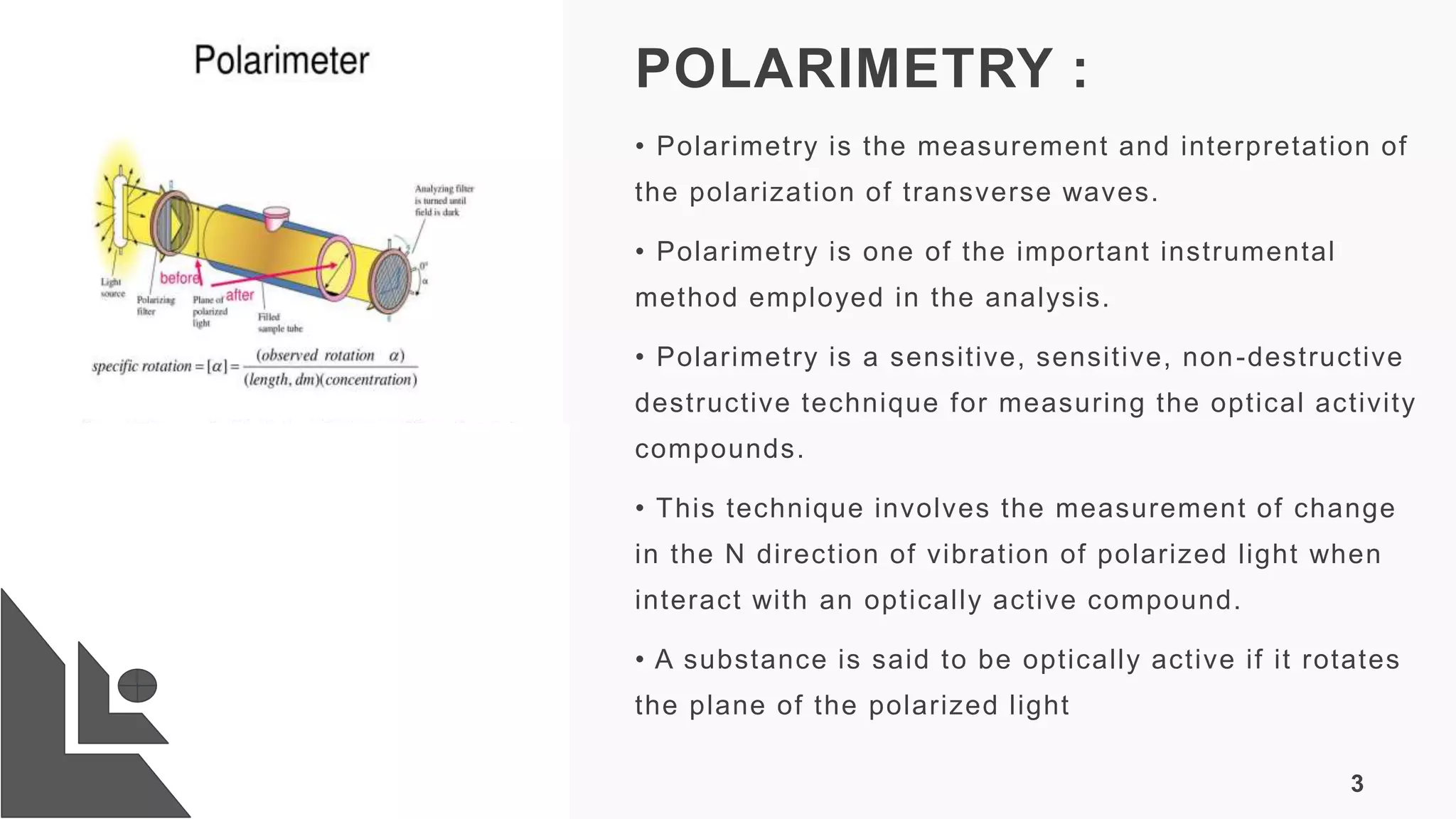 WORKING MECHANISM OF POLARIMETER(PHYSICS).pptx