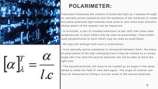 WORKING MECHANISM OF POLARIMETER(PHYSICS).pptx