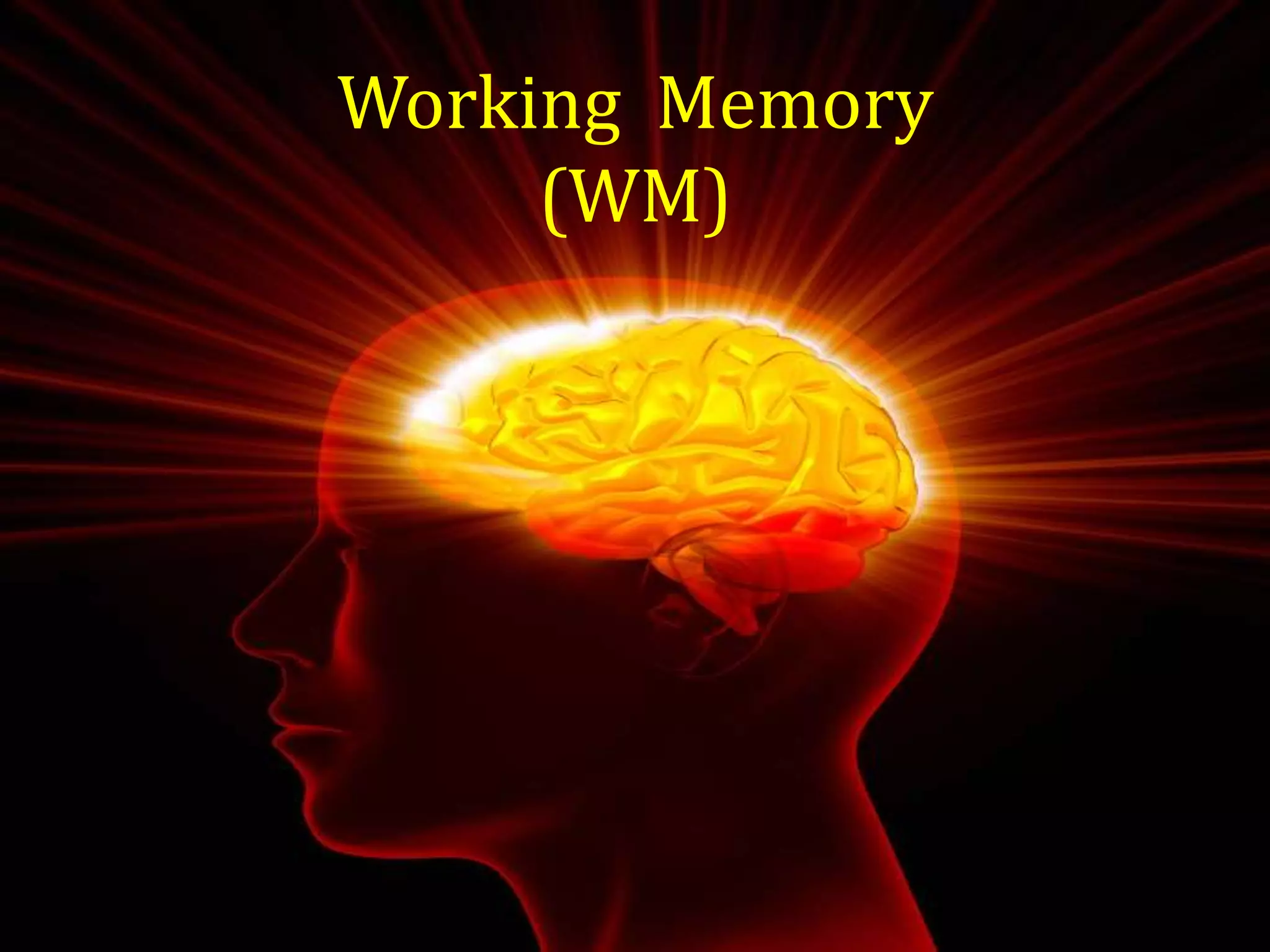Working memory | PPTX