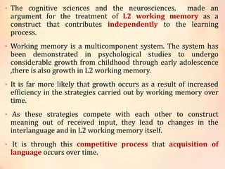 Working memory | PPTX