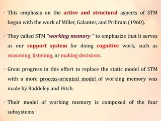 Working memory | PPTX