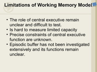 Working Memory Model - Sunwoo, Marz | PPT