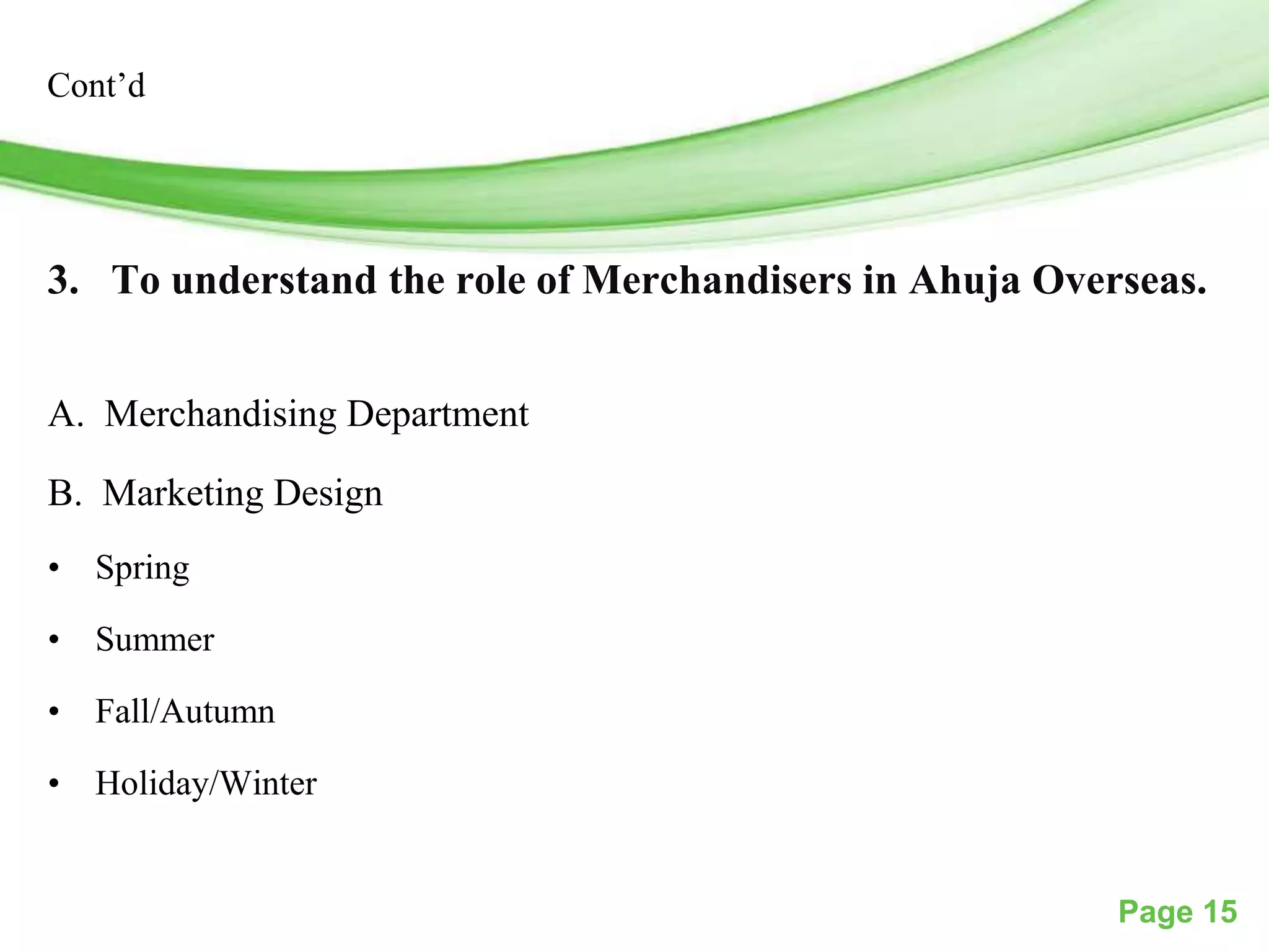 Working of an export house | PPTX