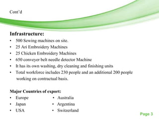 Working of an export house | PPTX