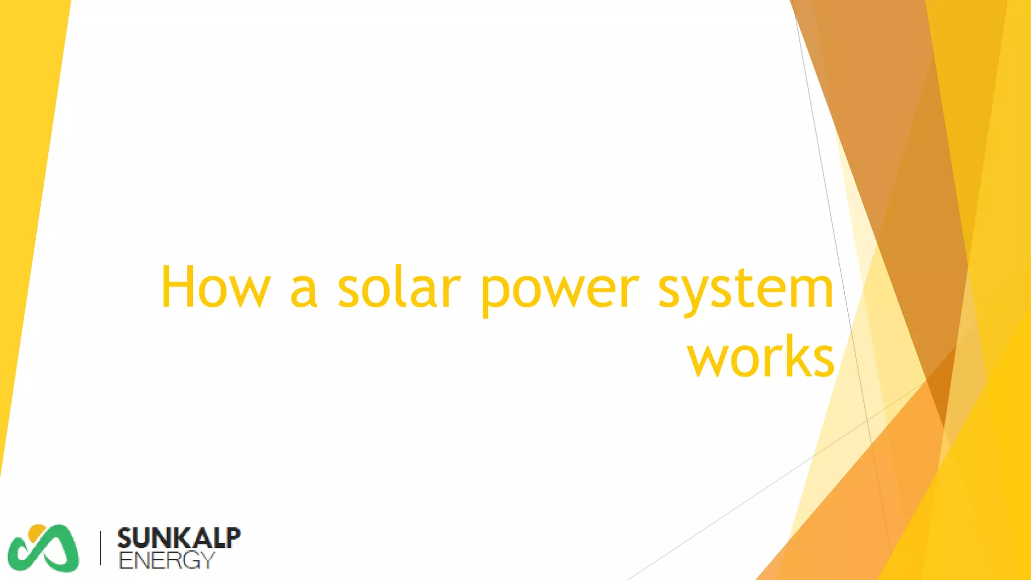 Working of a solar system | PPT