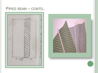 Working of common seams | PPTX