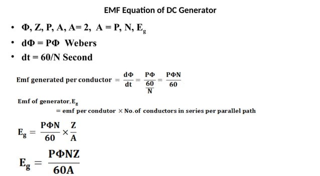 Working of DC Generator and its types.ppt