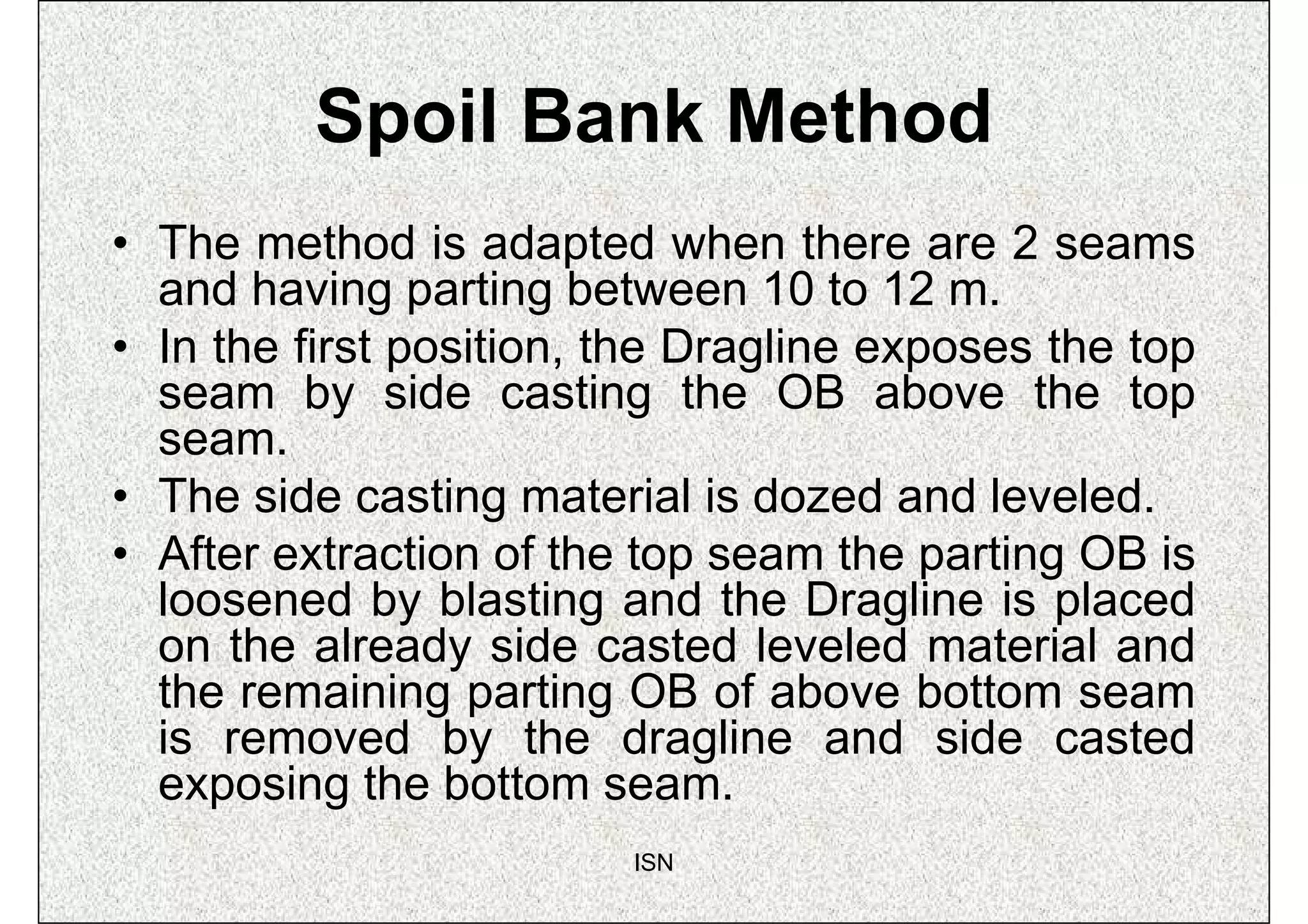 Working of dragline | PDF