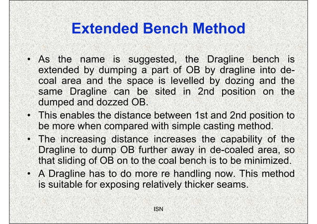Working of dragline | PDF