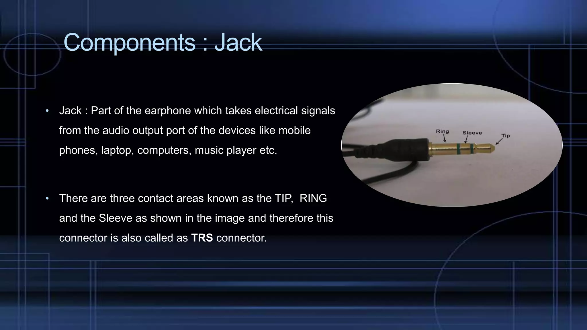 Working of earphones | PPTX