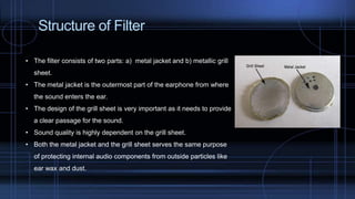 Working of earphones | PPTX