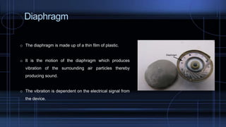 Working of earphones | PPTX