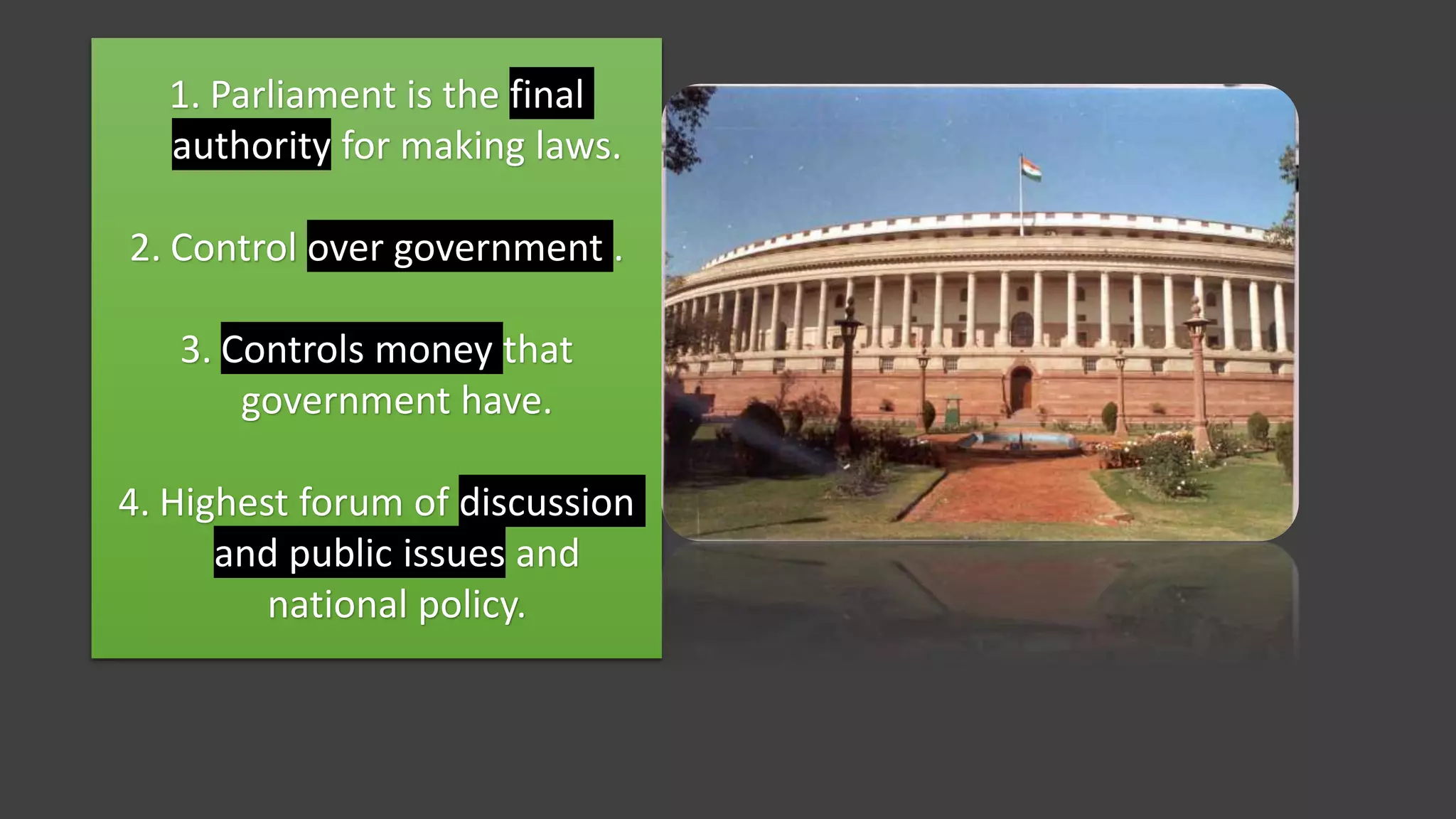 Working of institution | PPTX