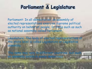 Working of institutions | PPTX