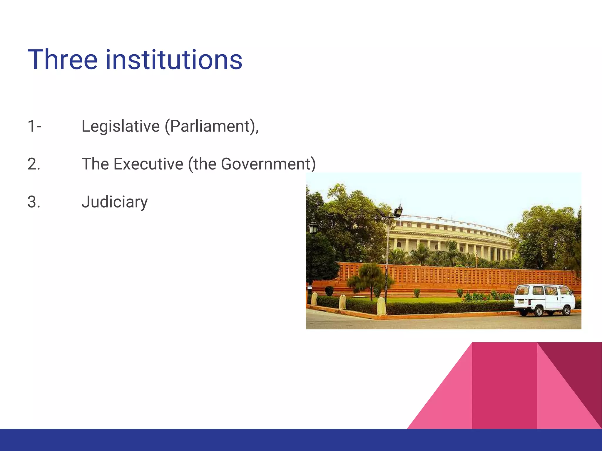 Working of institutions | PPTX