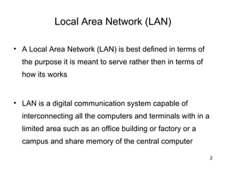 Working of lan | PPT