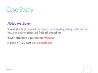 Working of patents in india by prashik vaidya | PPT