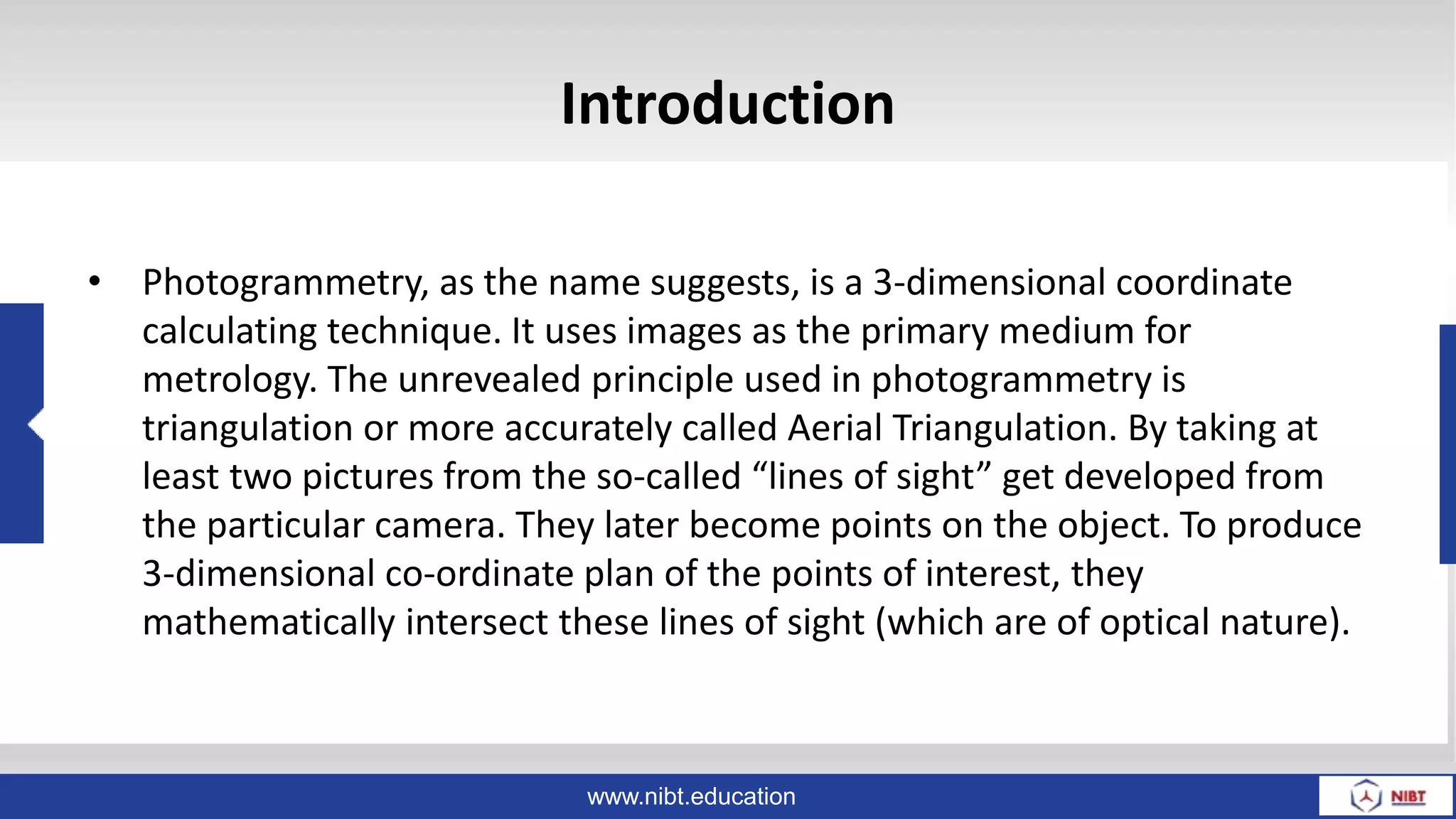 Working of photogrammetry and remote sensing | PPTX