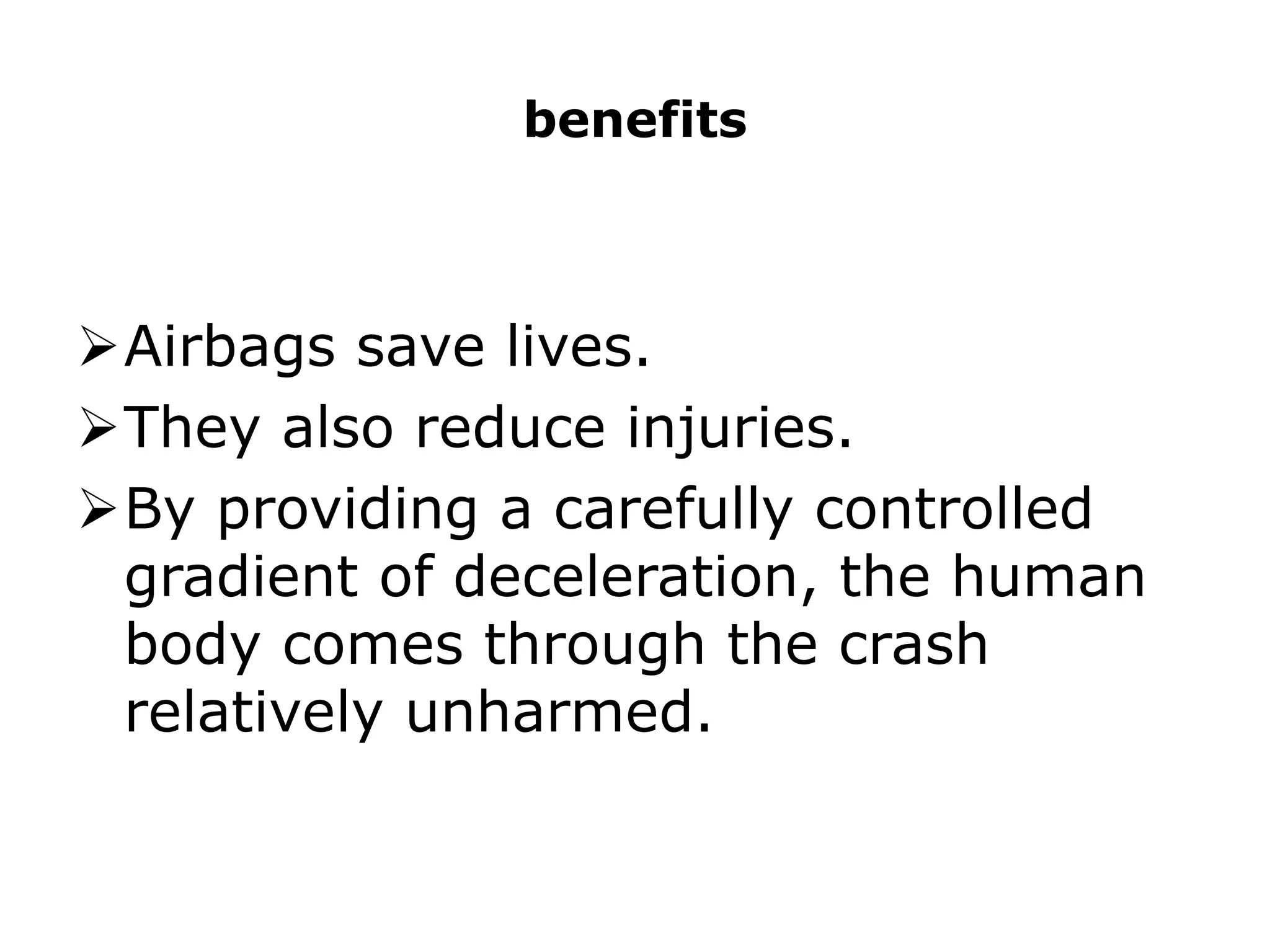 Working of safety air bags and their manufacturing | PPTX