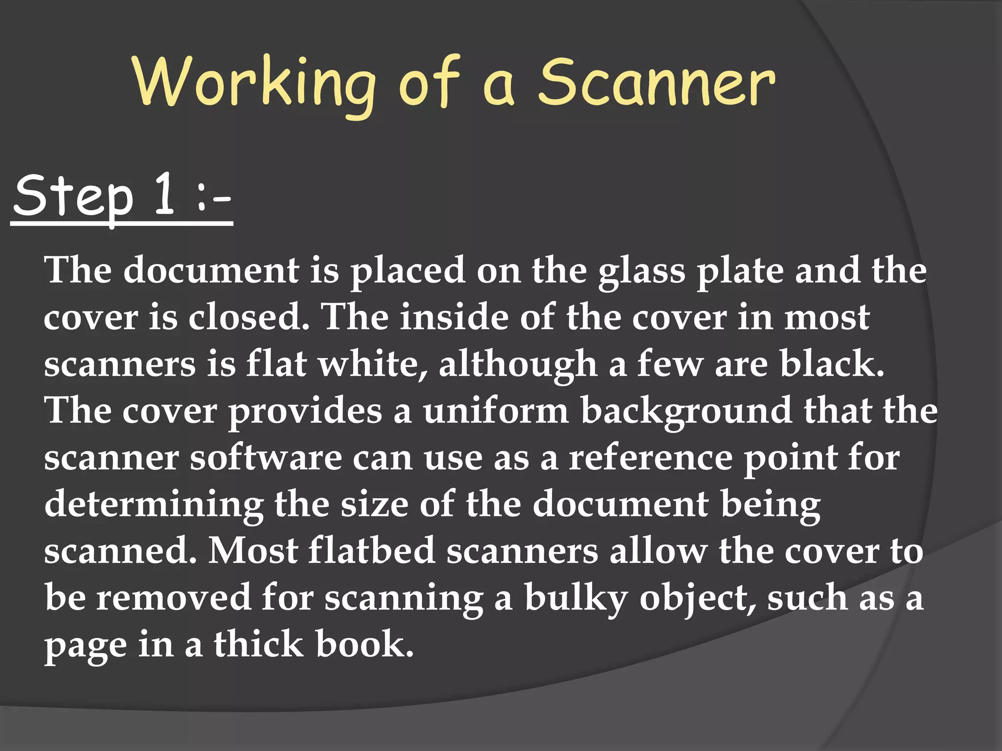 Working of scanner | PPTX