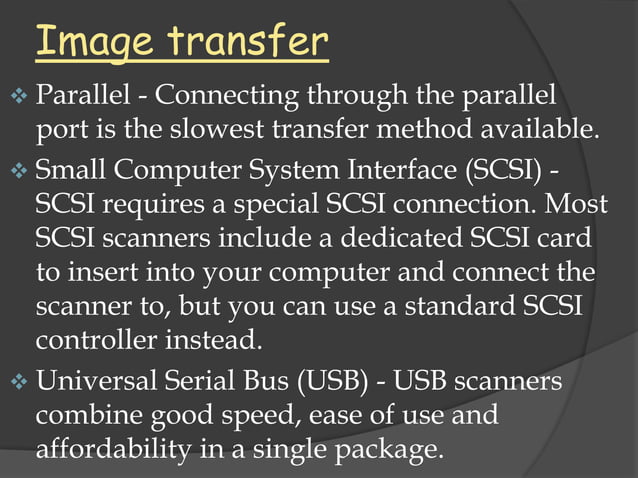 Working of scanner | PPTX | Computer Peripherals | Computing