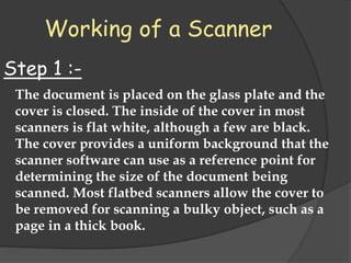 Working of scanner | PPTX