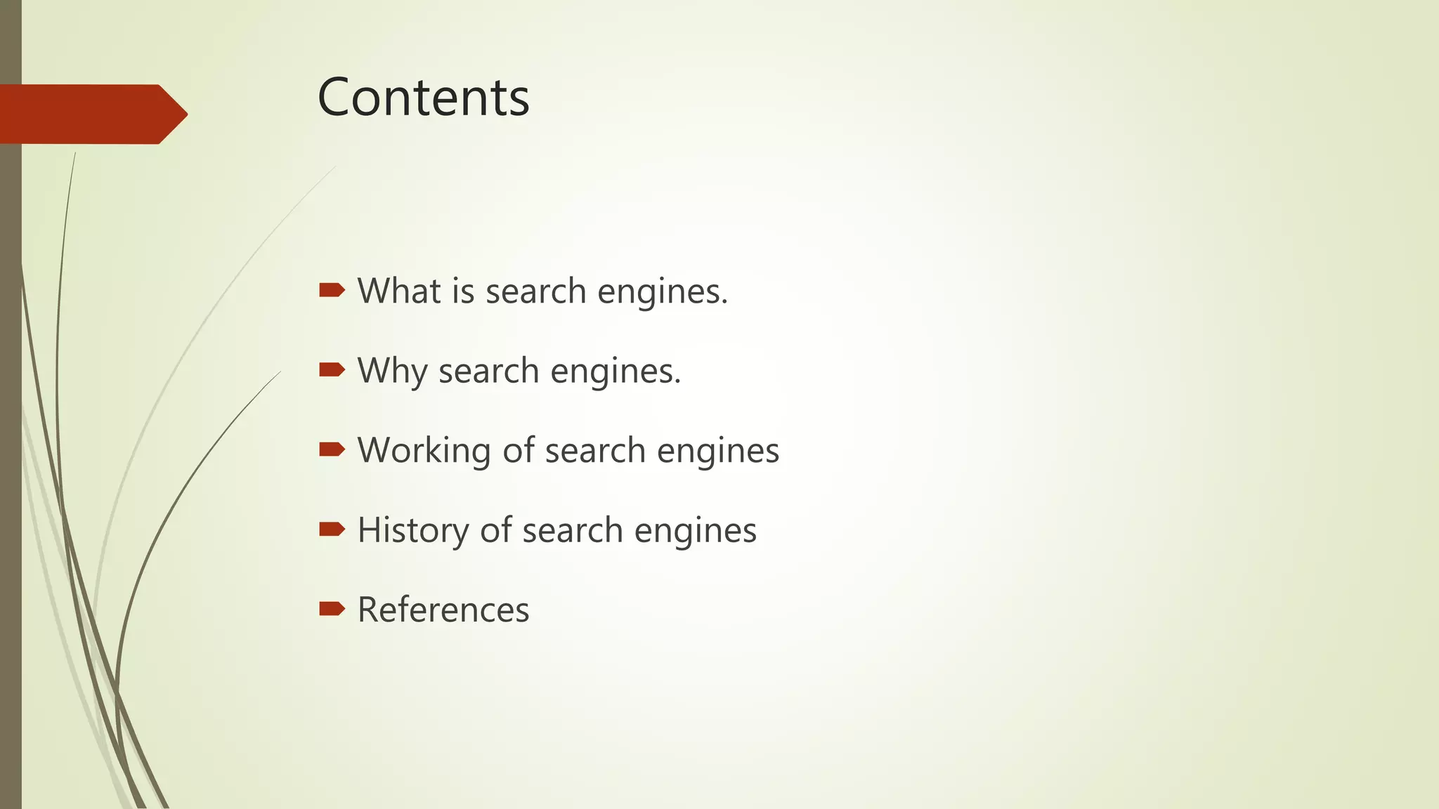 Working of search engines(rohit sahu cs 17) 5th sem | PPTX
