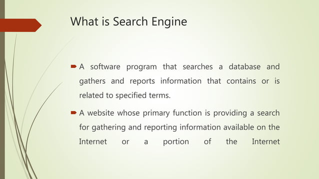 Working of search engines(rohit sahu cs 17) 5th sem | PPT