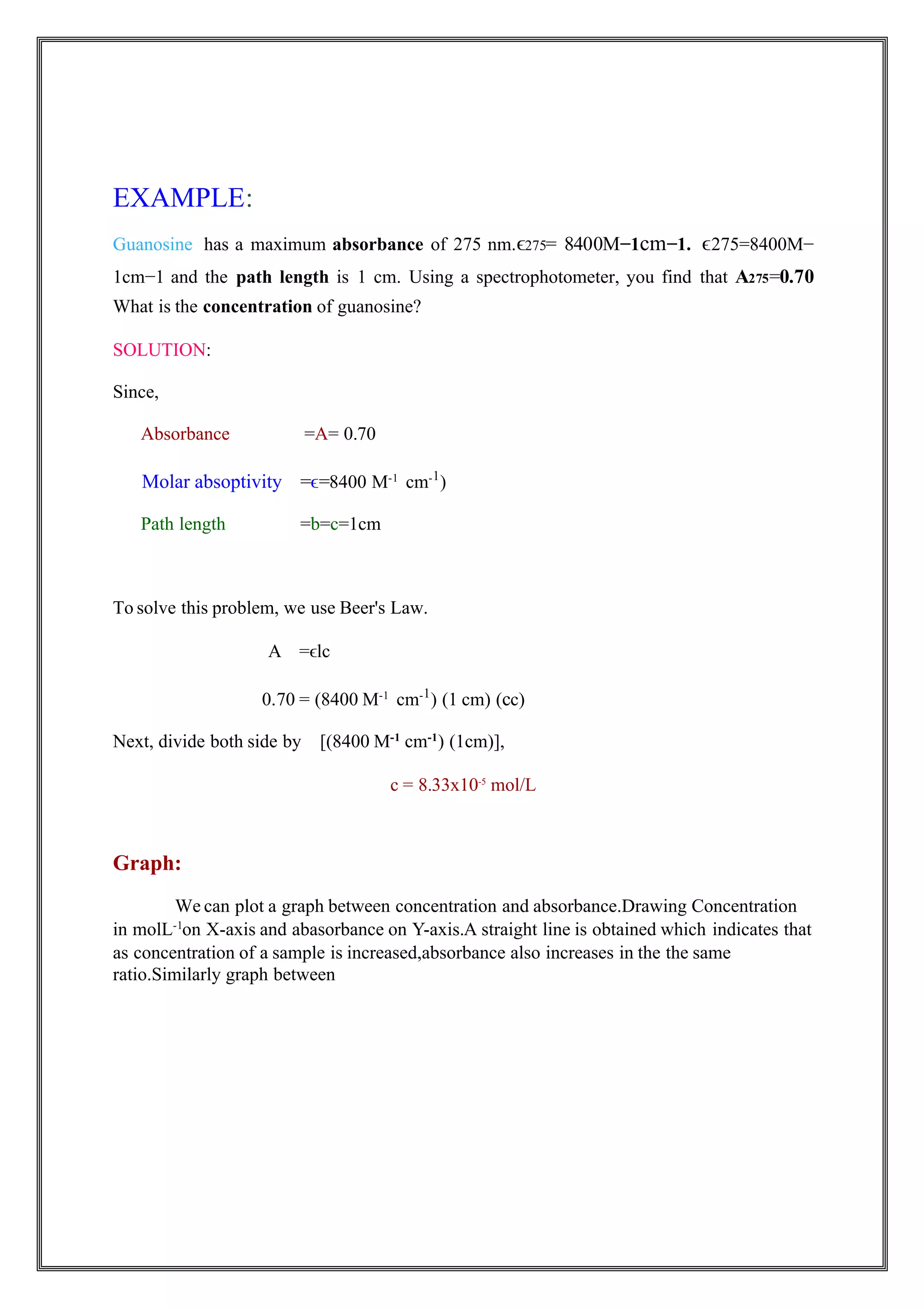 Working of spectrophotometer | PDF