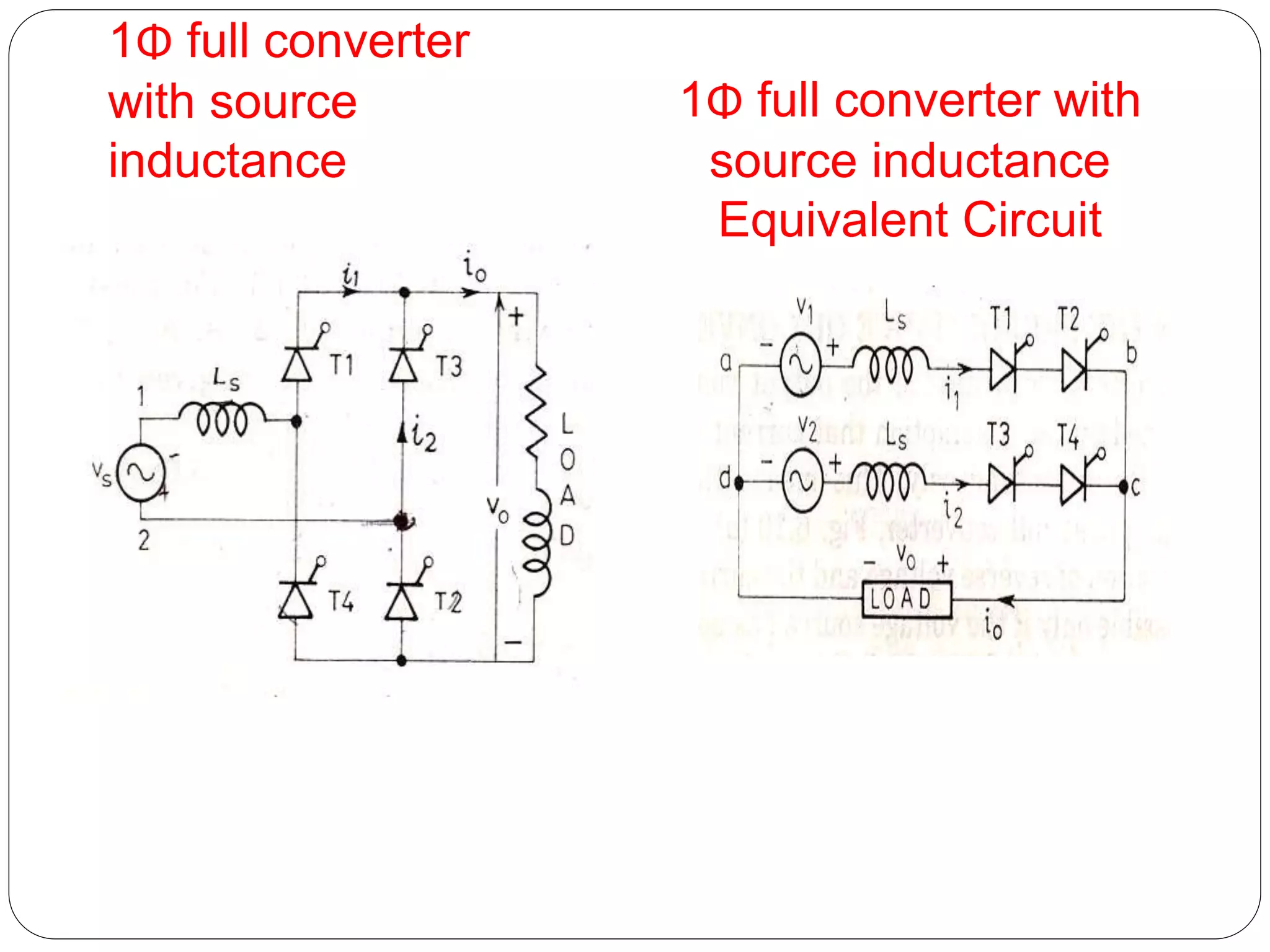 Working of three phase rectifier with sourse impedance | PPTX
