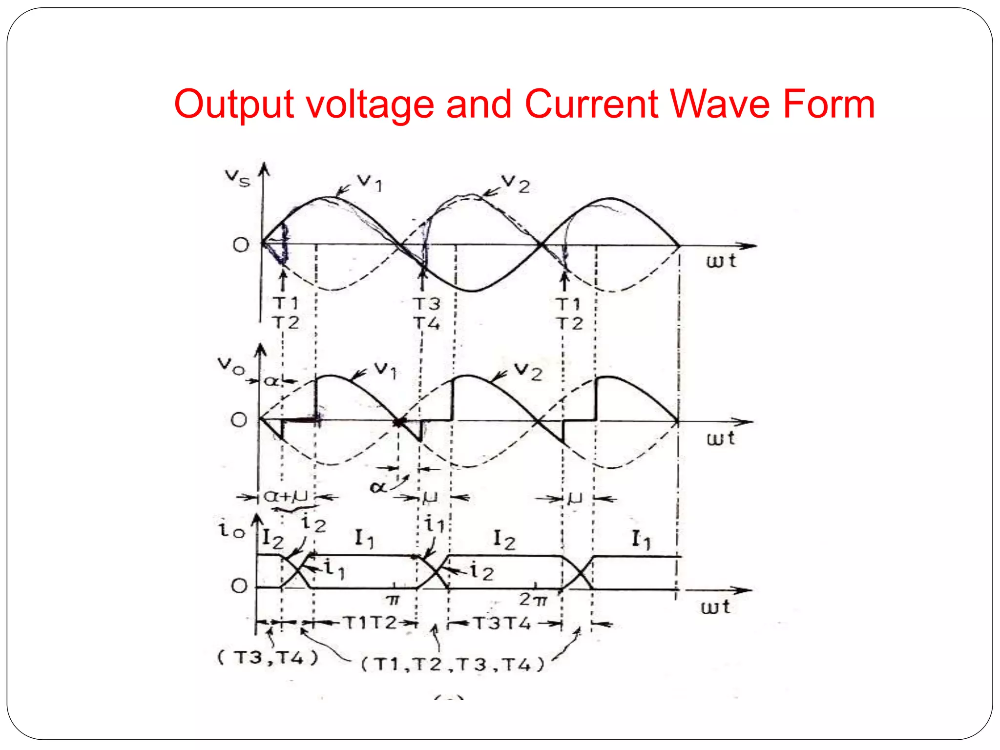 Working of three phase rectifier with sourse impedance | PPTX