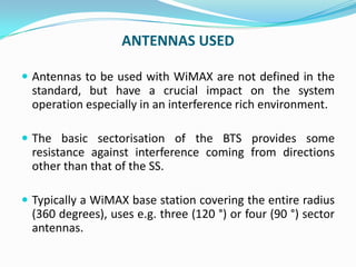 Working of wimax under jamming | PPTX