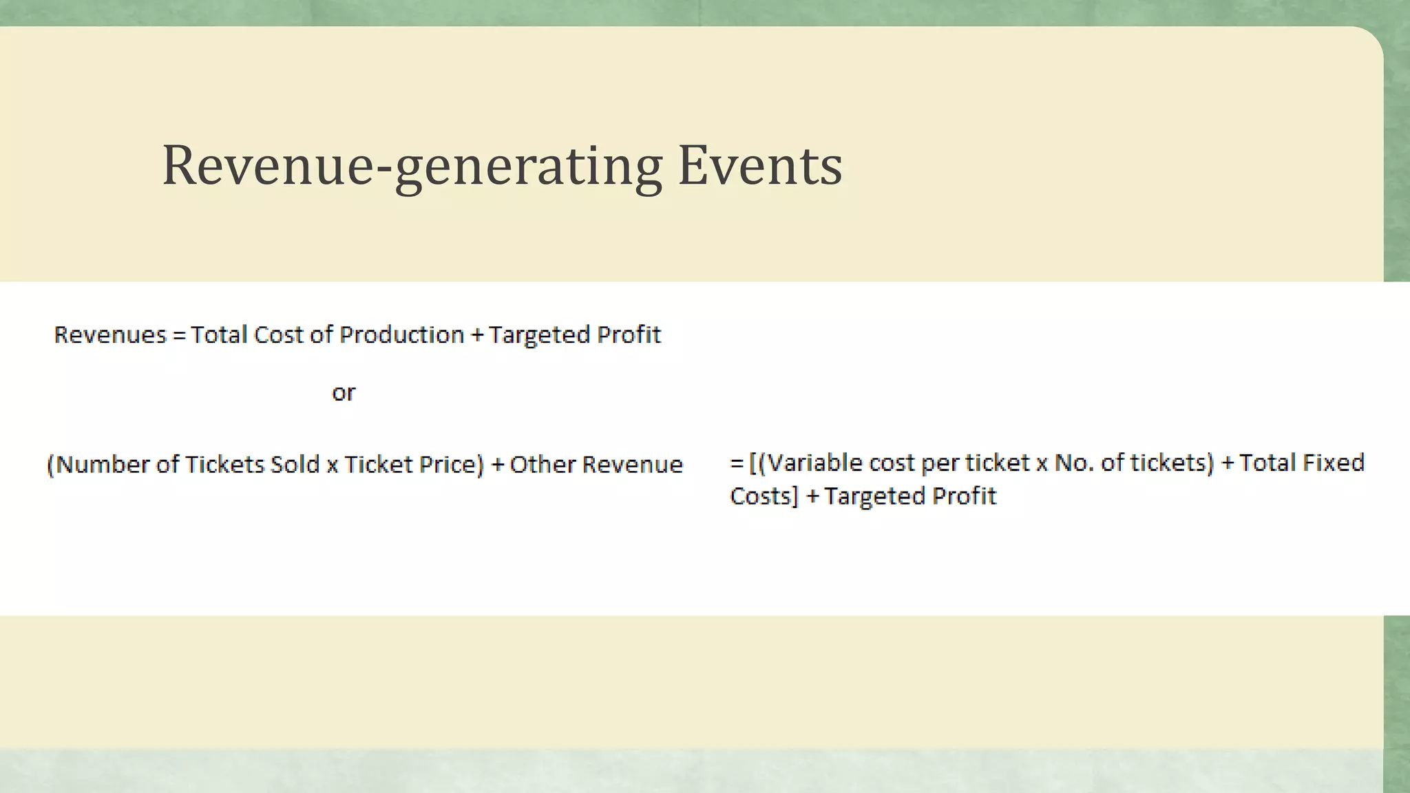 Working on the event budget and timeline | PPTX