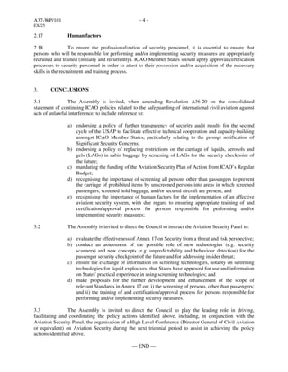 Working paper icao | PDF