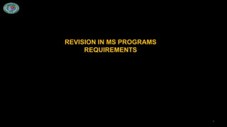 Working_Paper_MS_Revision in Eligibility Criteria for MS Programs ...