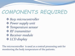 Working patient monitoring system | PPT