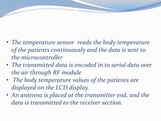 Working patient monitoring system | PPT