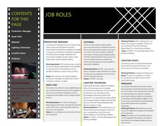 Working patterns and job roles | PPT