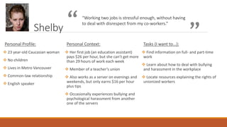 Working Poor Personas | PDF
