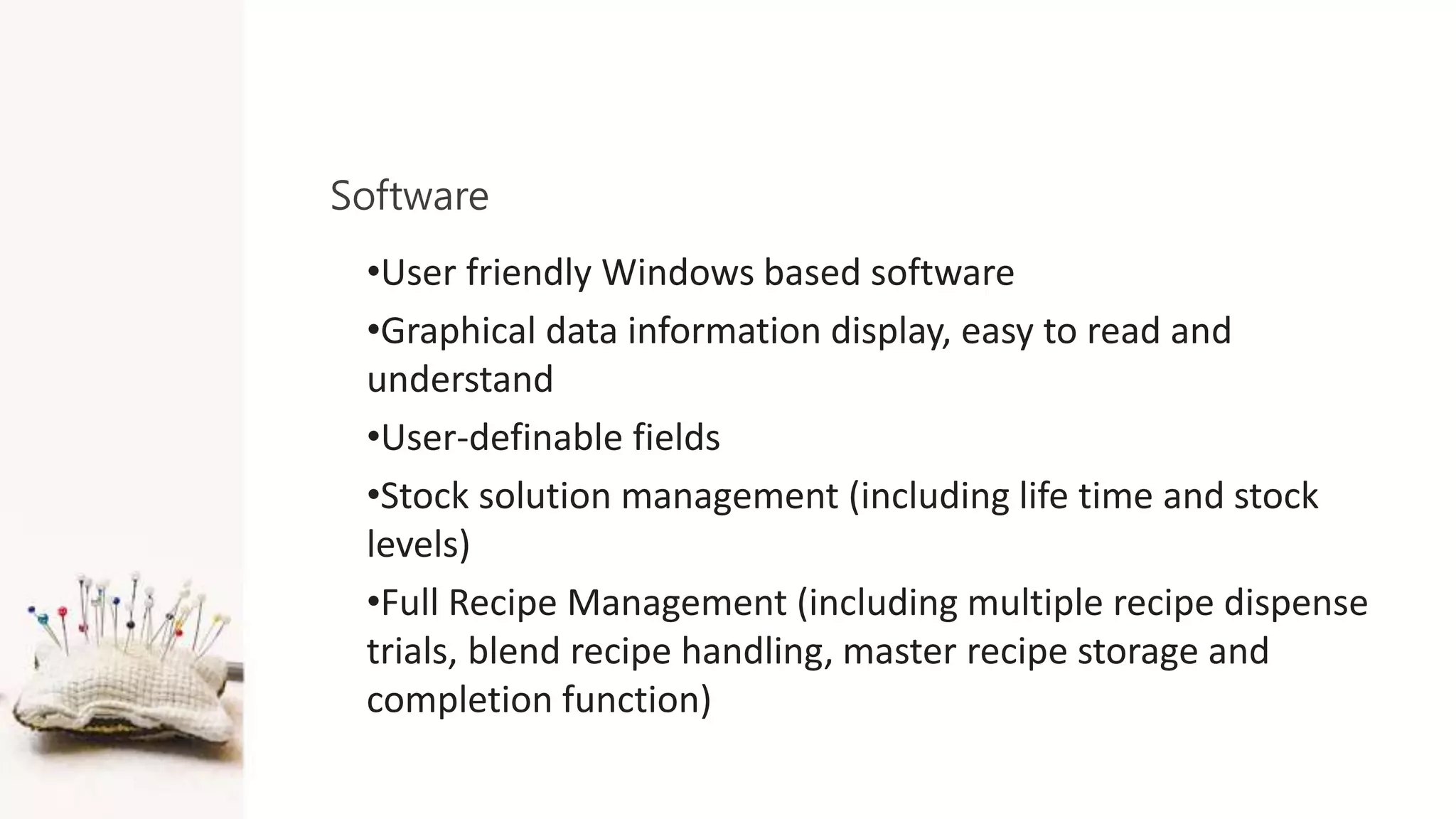 Automatic Dispensing Machine for Textile Dyeing Lab | PPTX
