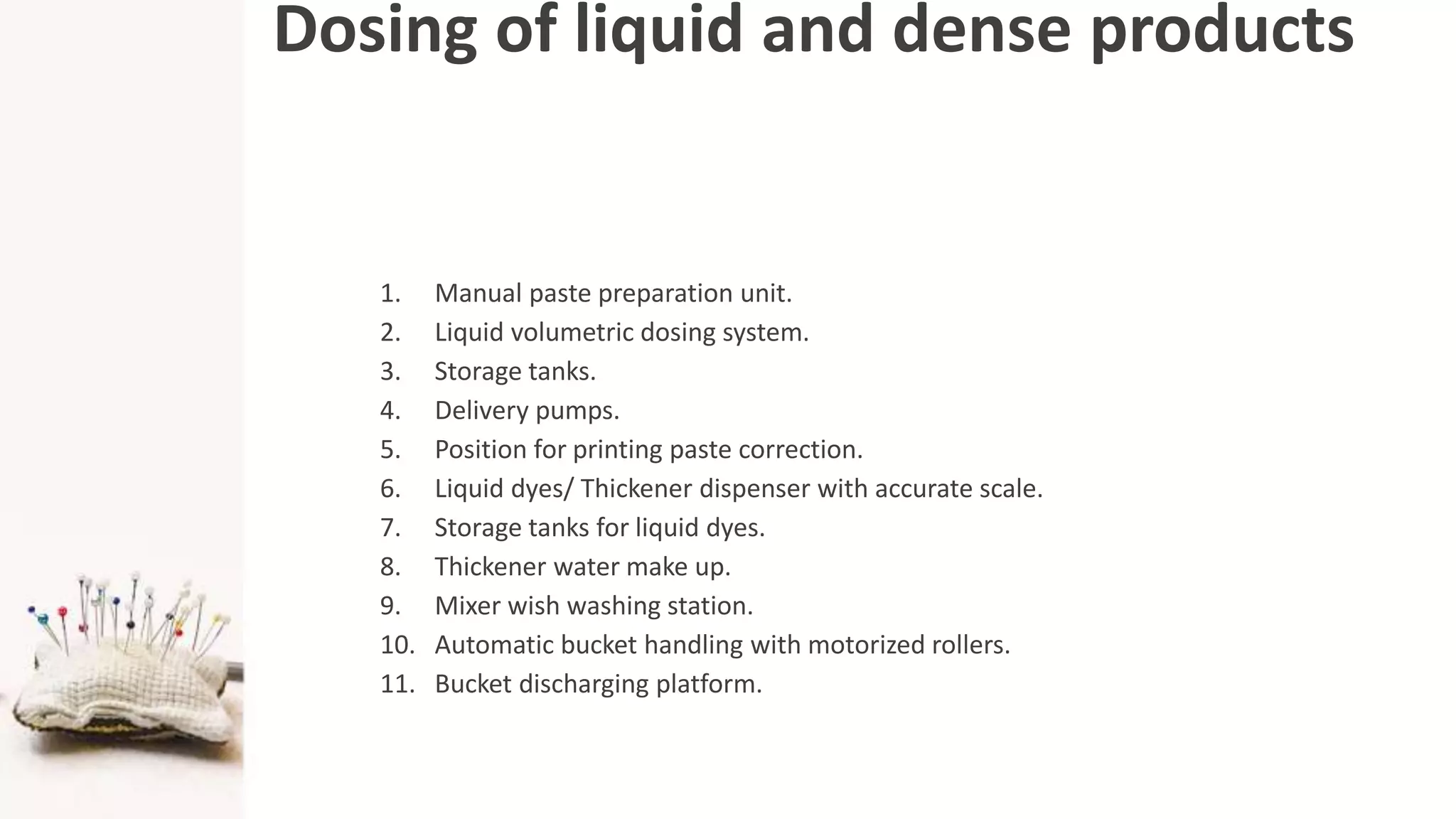 Automatic Dispensing Machine for Textile Dyeing Lab | PPTX