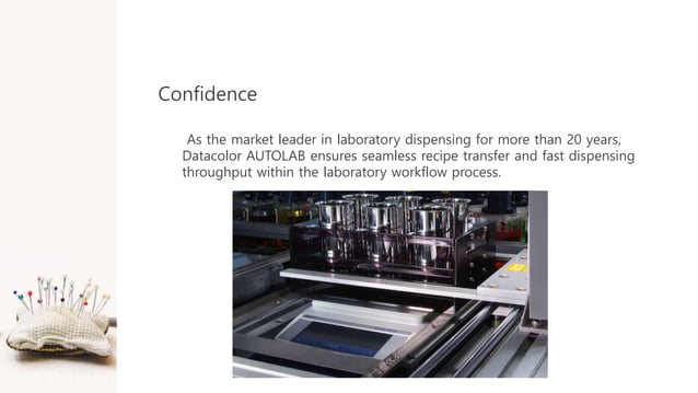 Automatic Dispensing Machine for Textile Dyeing Lab | PPTX