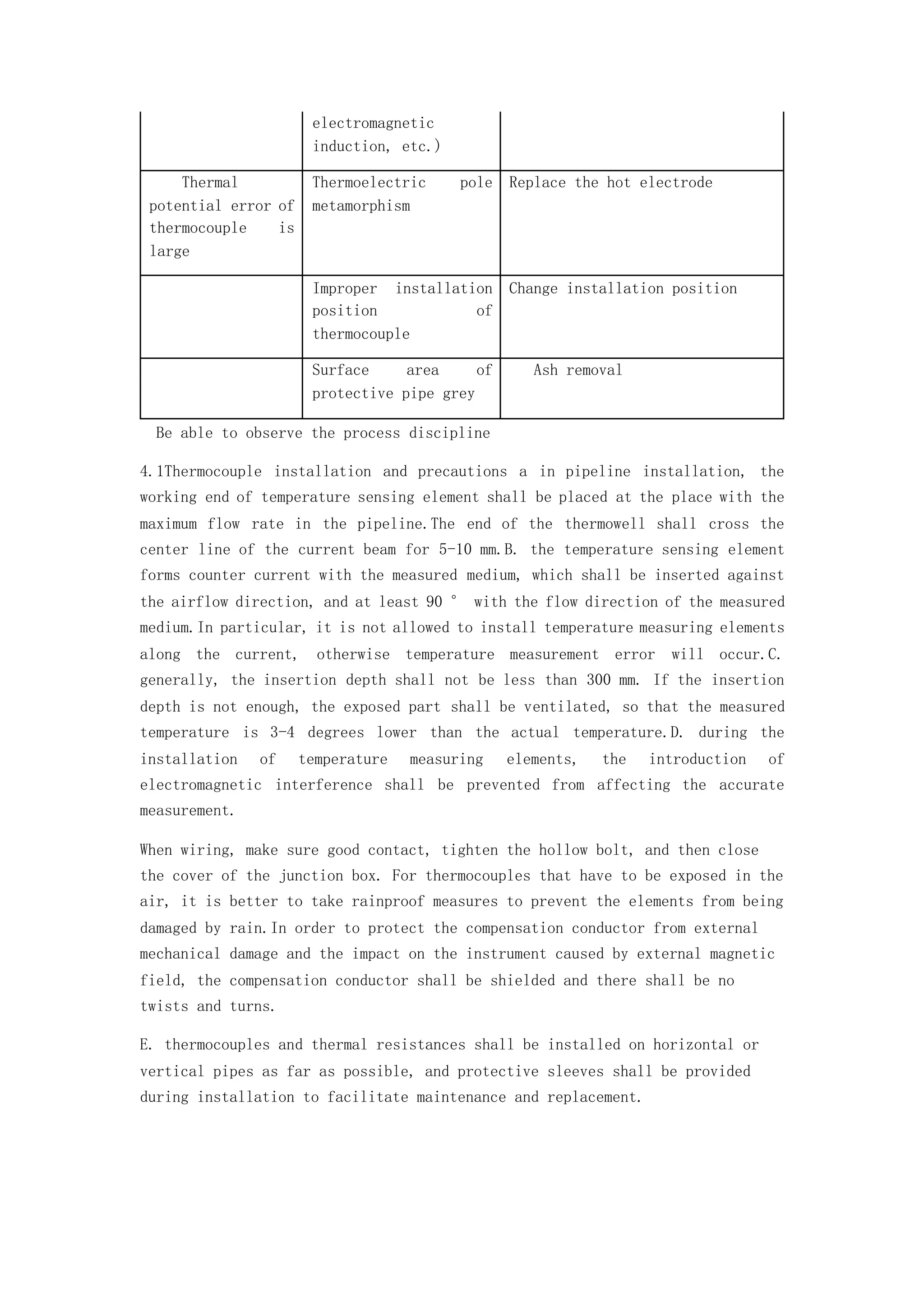 Working principle and structure of thermocouple | DOCX