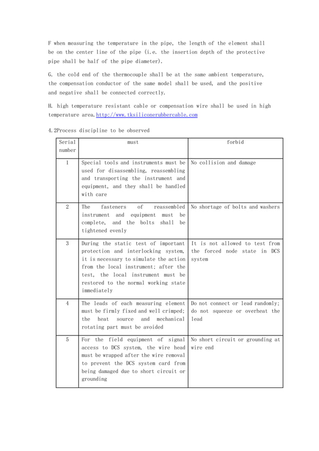 Working principle and structure of thermocouple | DOCX